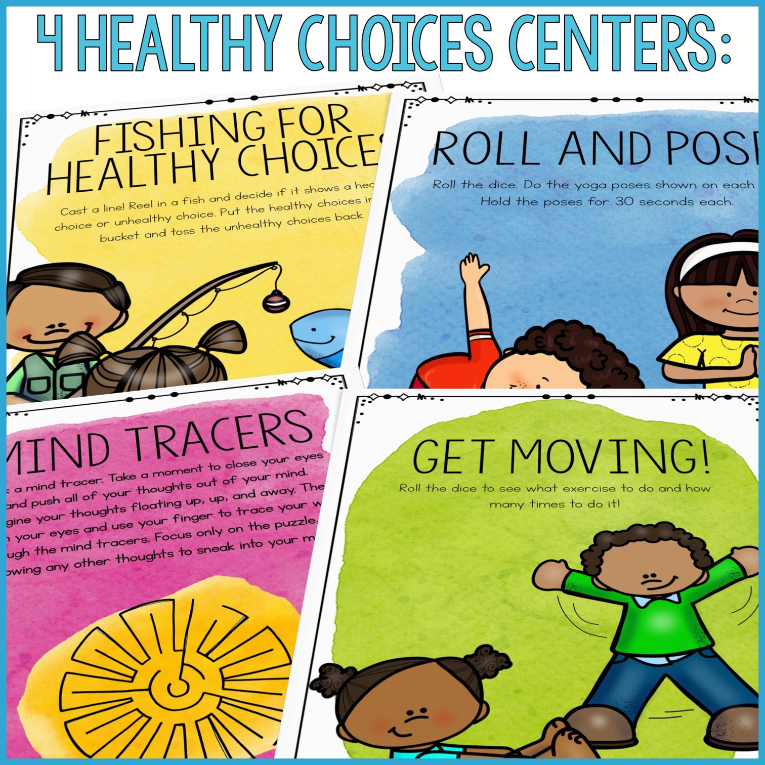 Healthy Choices Centers Classroom Guidance Lesson for School Counselin ...