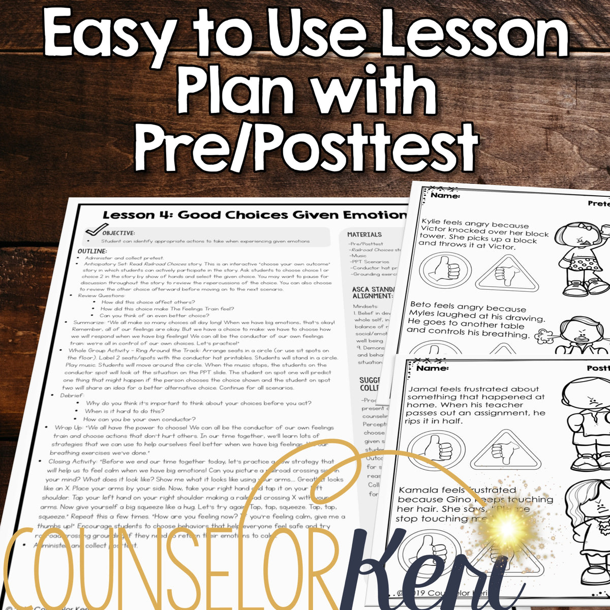 Making Good Choices Classroom Guidance Lesson: Behavior Expectations ...