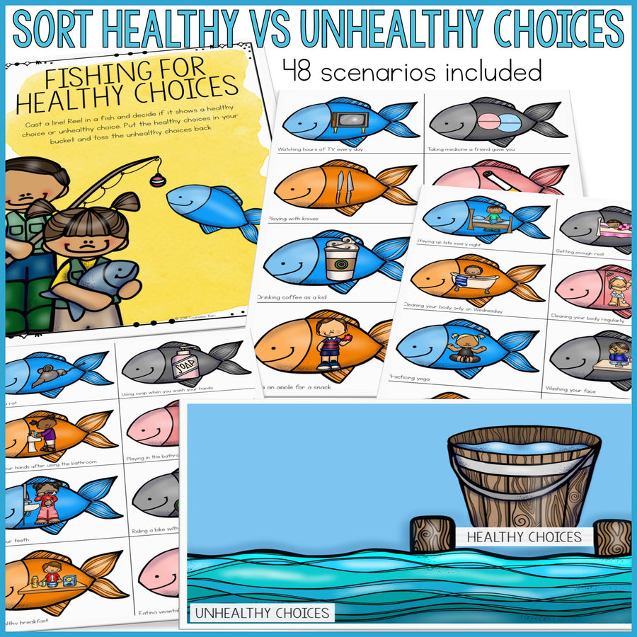 Healthy Choices Centers Classroom Guidance Lesson for School Counselin ...