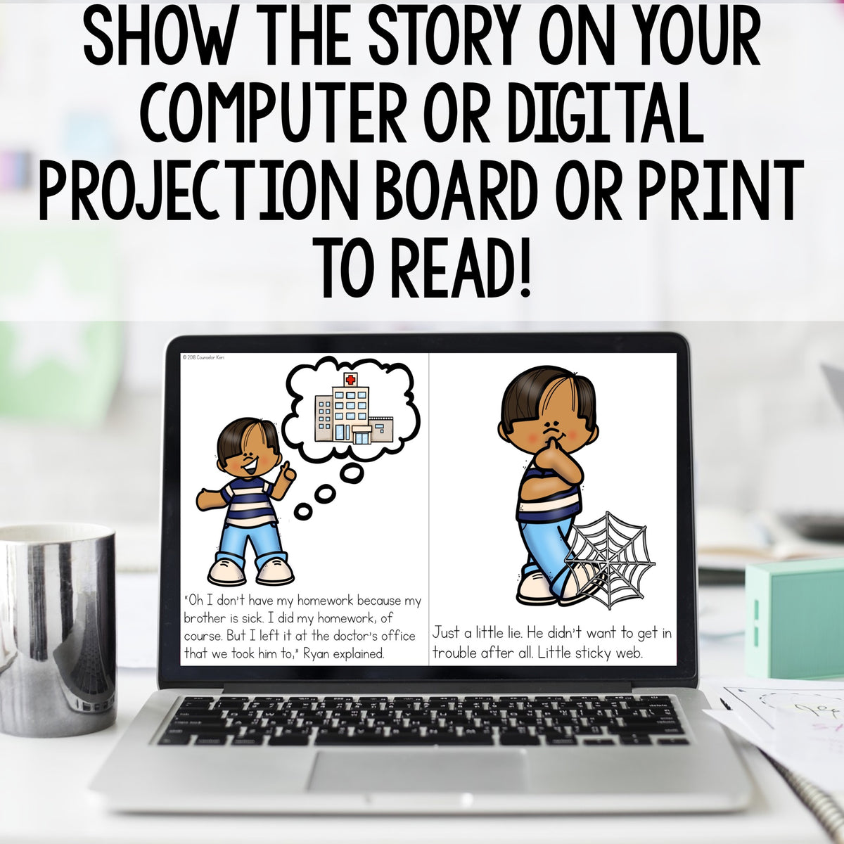 Lying Activity: Lying Classroom Guidance Lesson for Lying Behavior ...