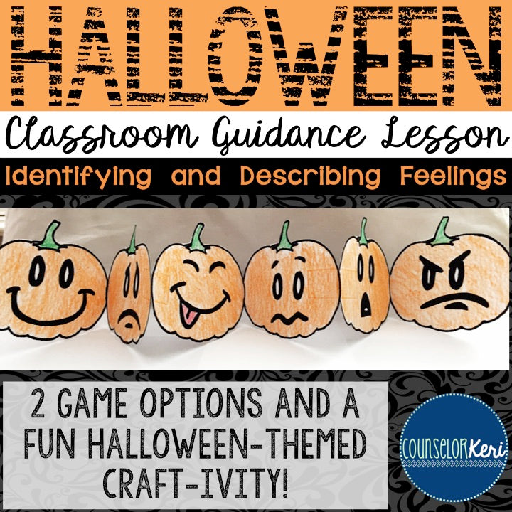 Halloween Classroom Guidance Lesson - Early Elementary - School Counse ...