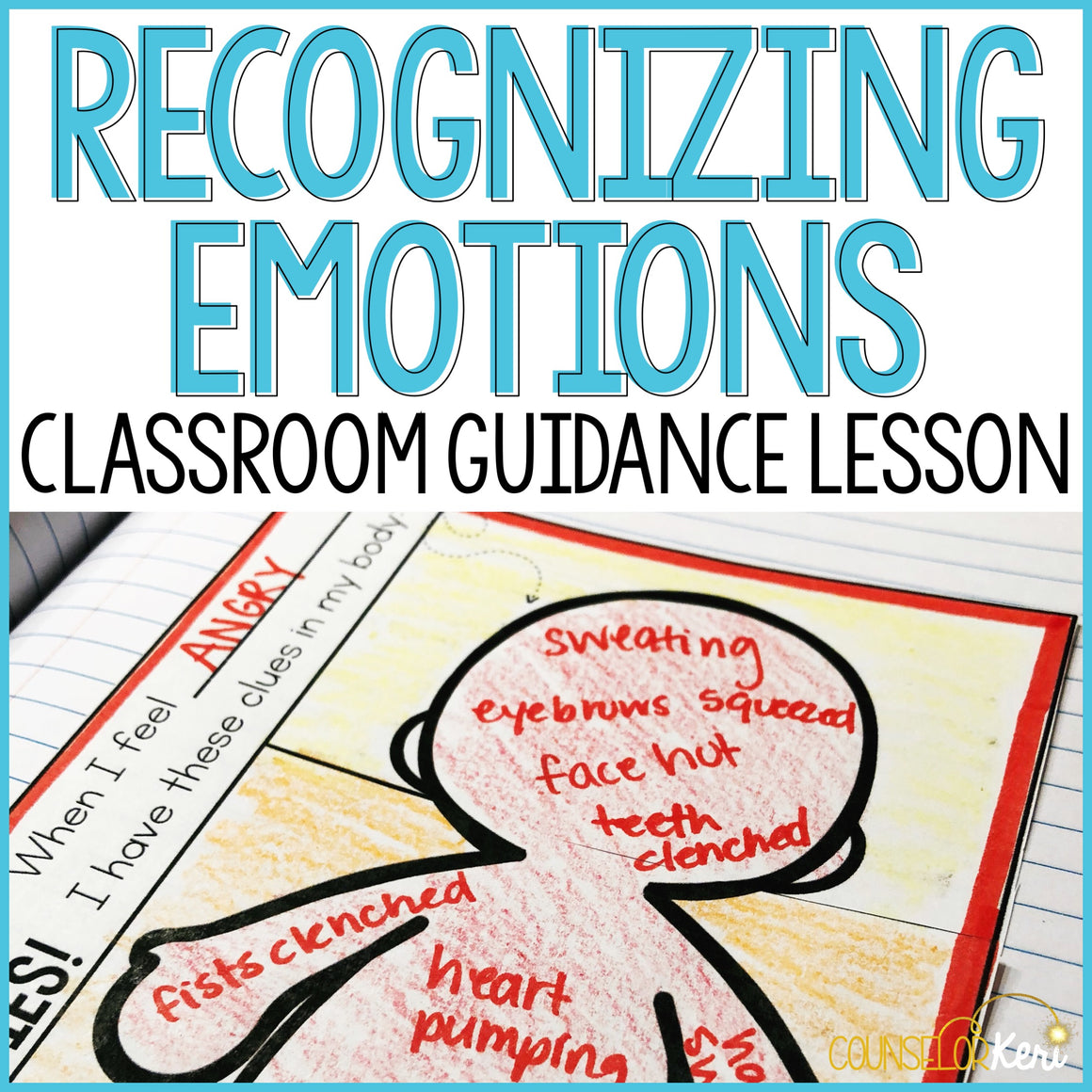 Recognizing Emotions Activity Classroom Guidance Lesson for School Cou ...