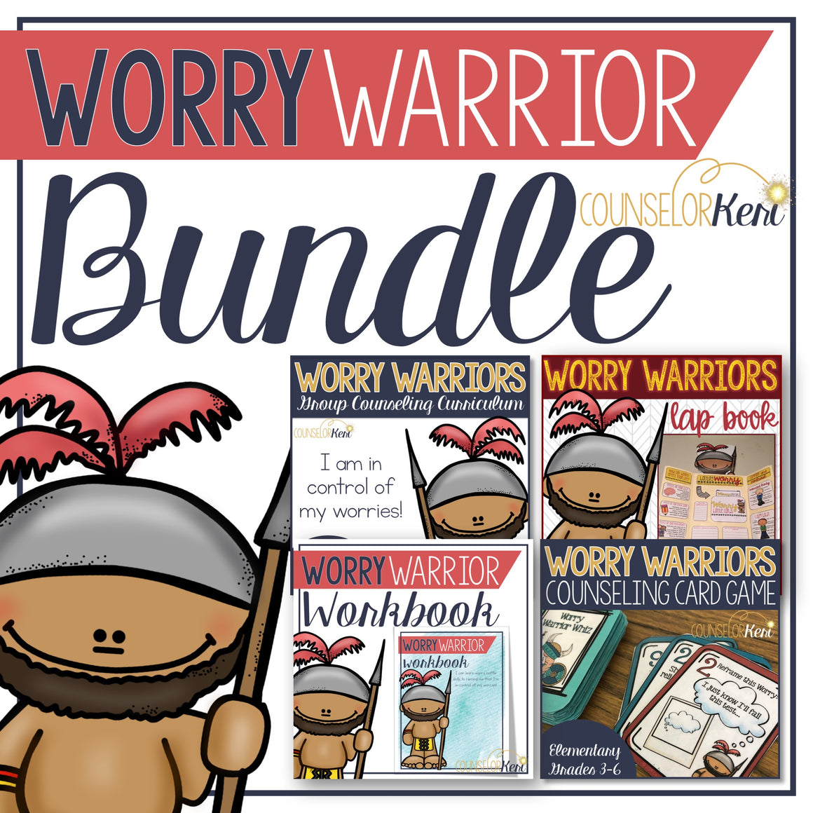Worry Warriors Bundle: 5 Resources to Help Kids Manage Worries ...