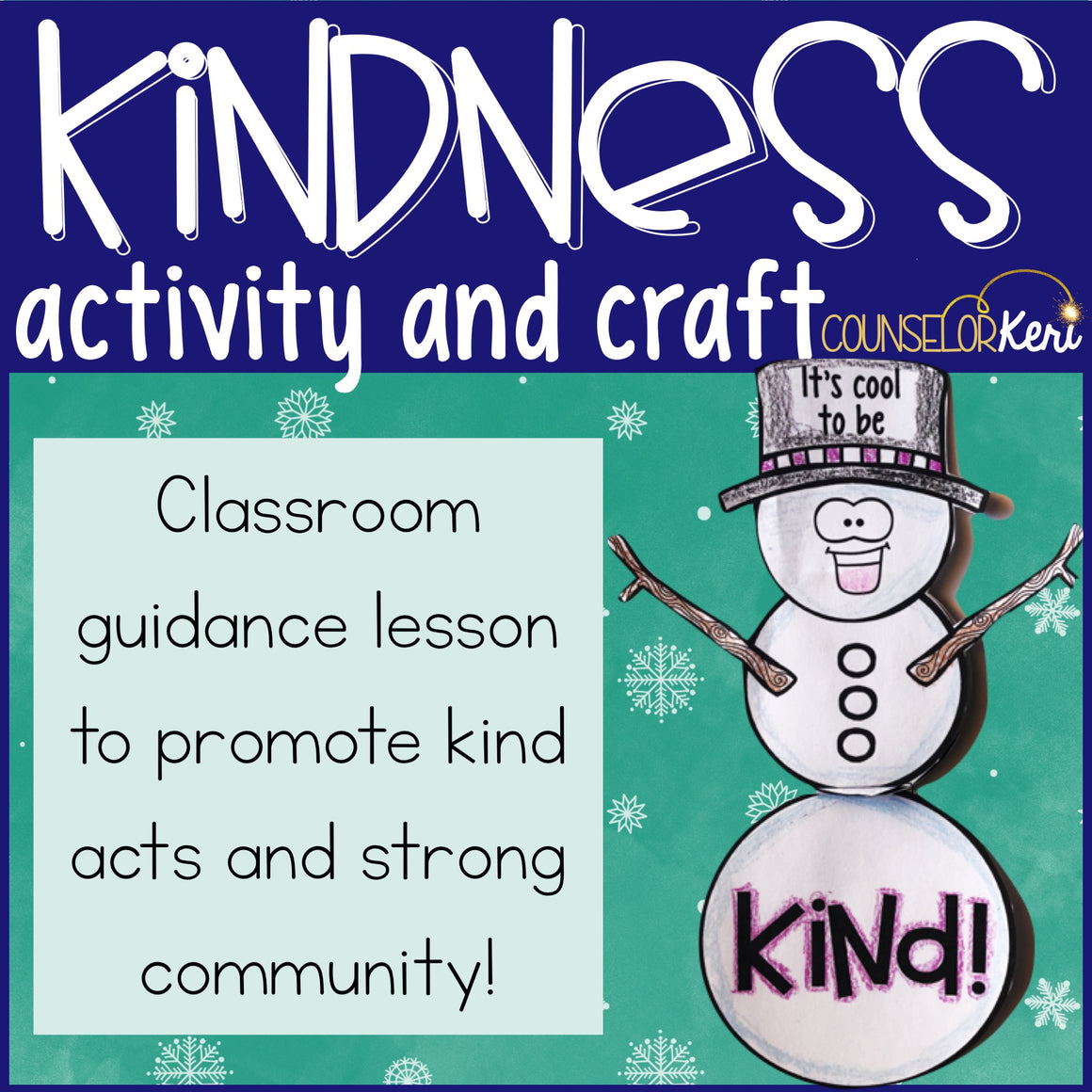 Winter Kindness Activity for Classroom Guidance Lesson or Group Counse ...
