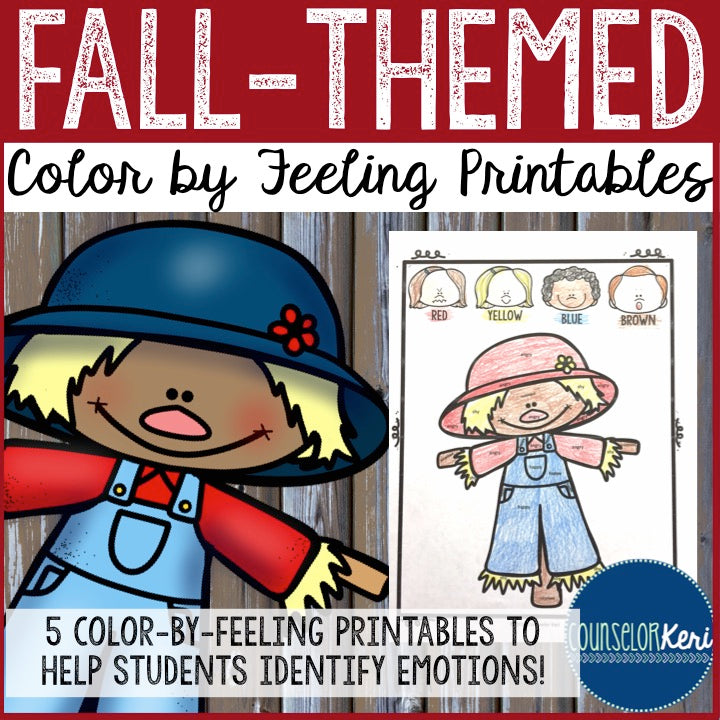 Fall Color-by-Feeling Printables - Elementary School Counseling ...