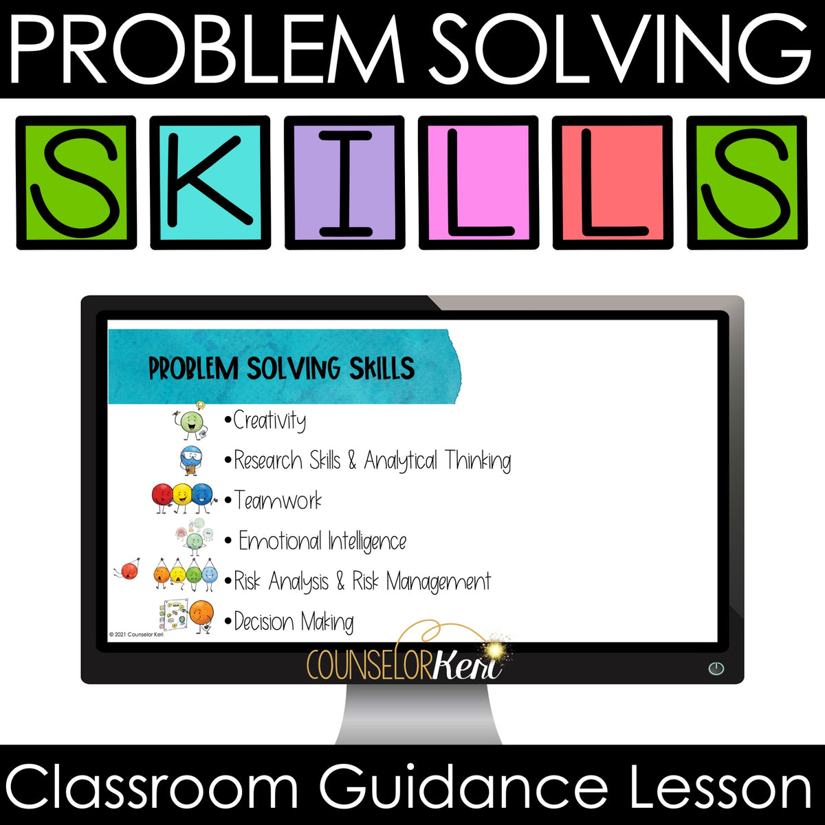 Problem Solving Skills Classroom Guidance Lesson for School Counseling ...