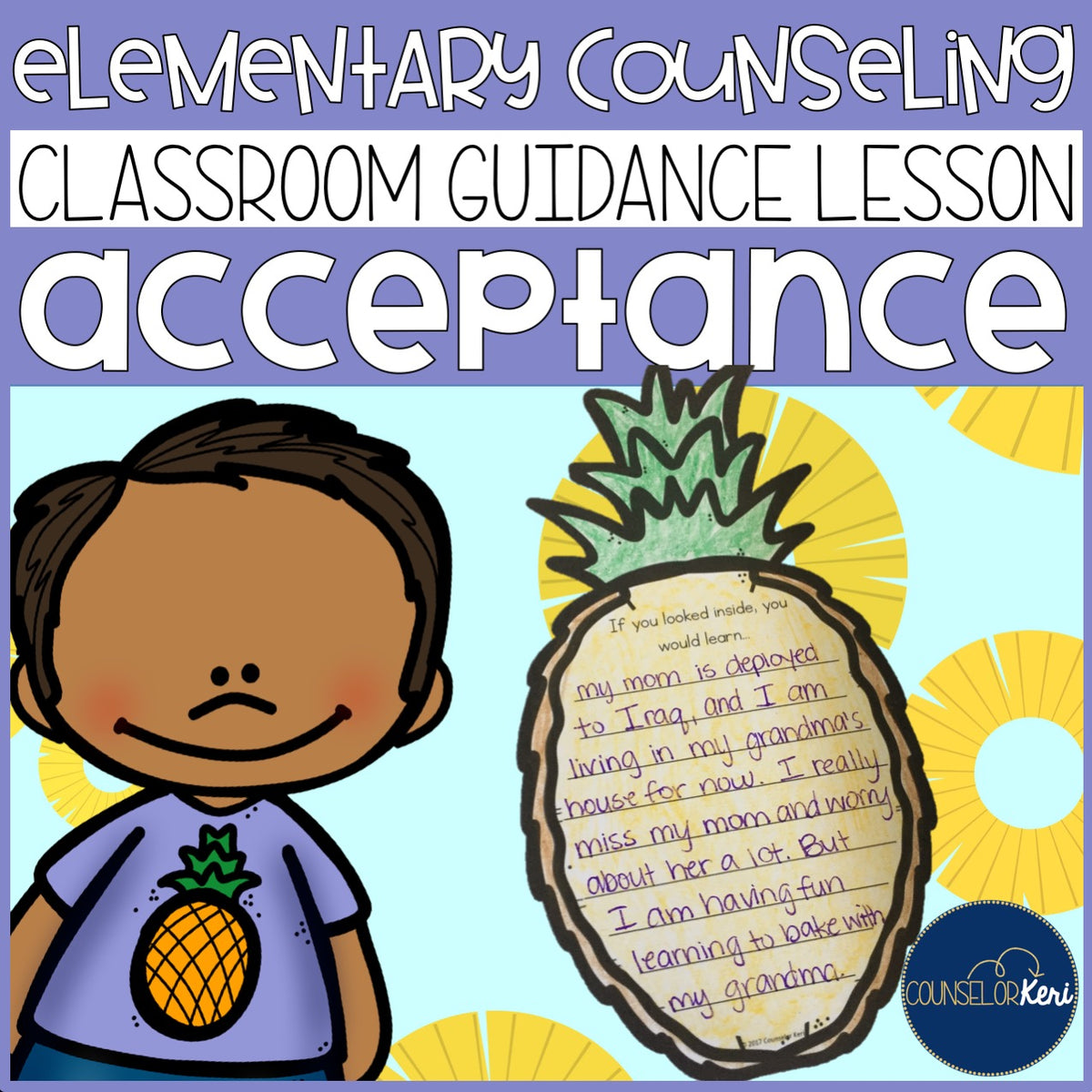 Acceptance Classroom Guidance Lesson for Elementary School Counseling ...