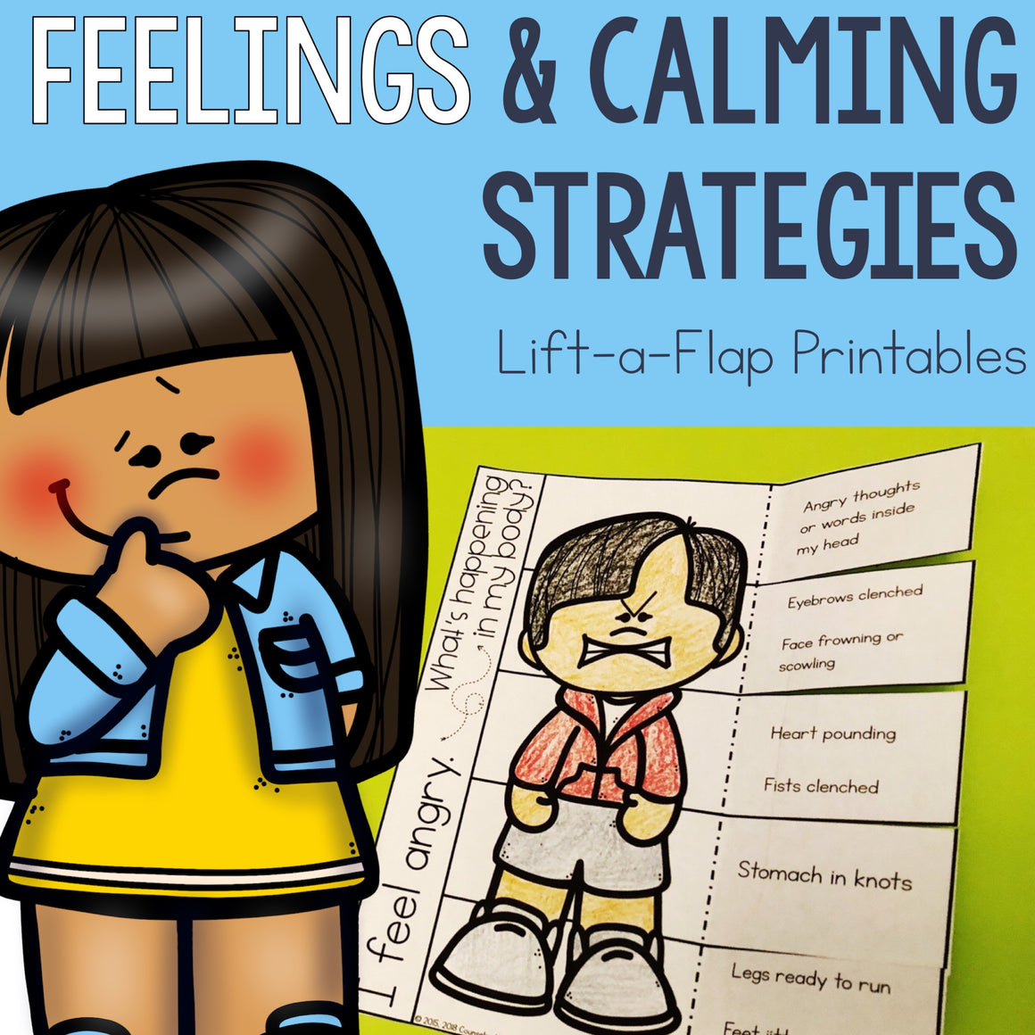 Feelings and Calming Strategies: Identify Emotions and Coping Skills ...
