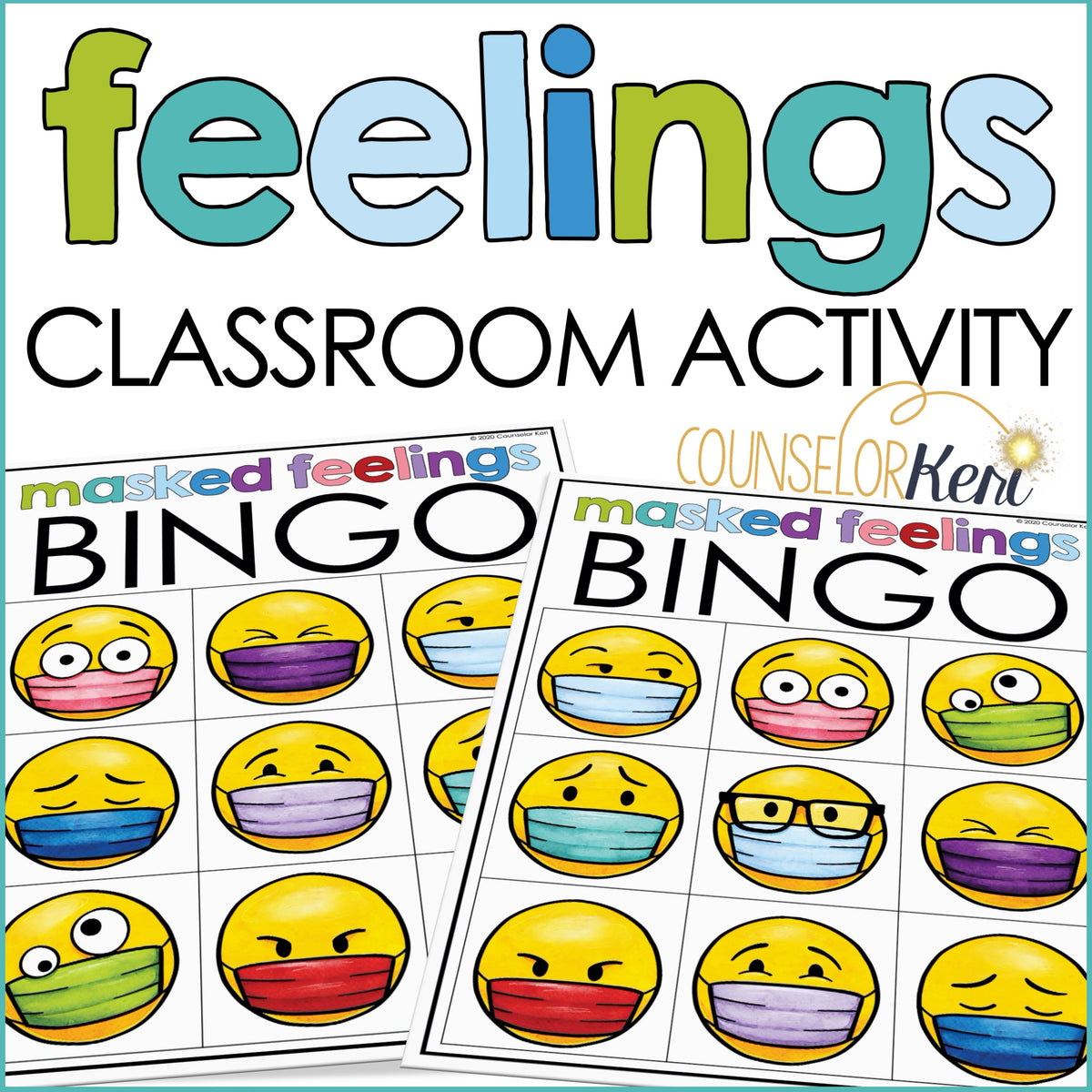 Feelings Activity Counseling Classroom Guidance Lesson Emotions with M ...