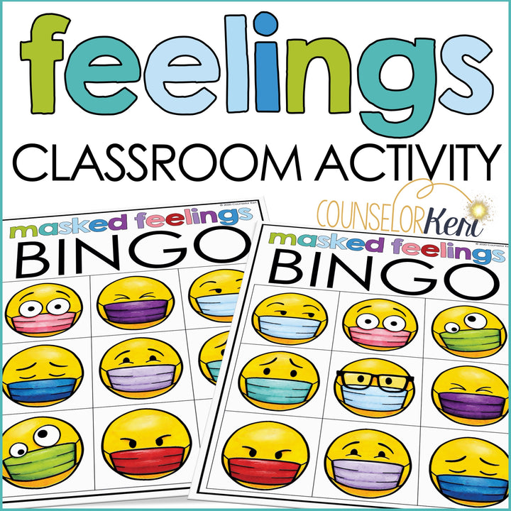 Feelings Activity Counseling Classroom Guidance Lesson Emotions with M ...