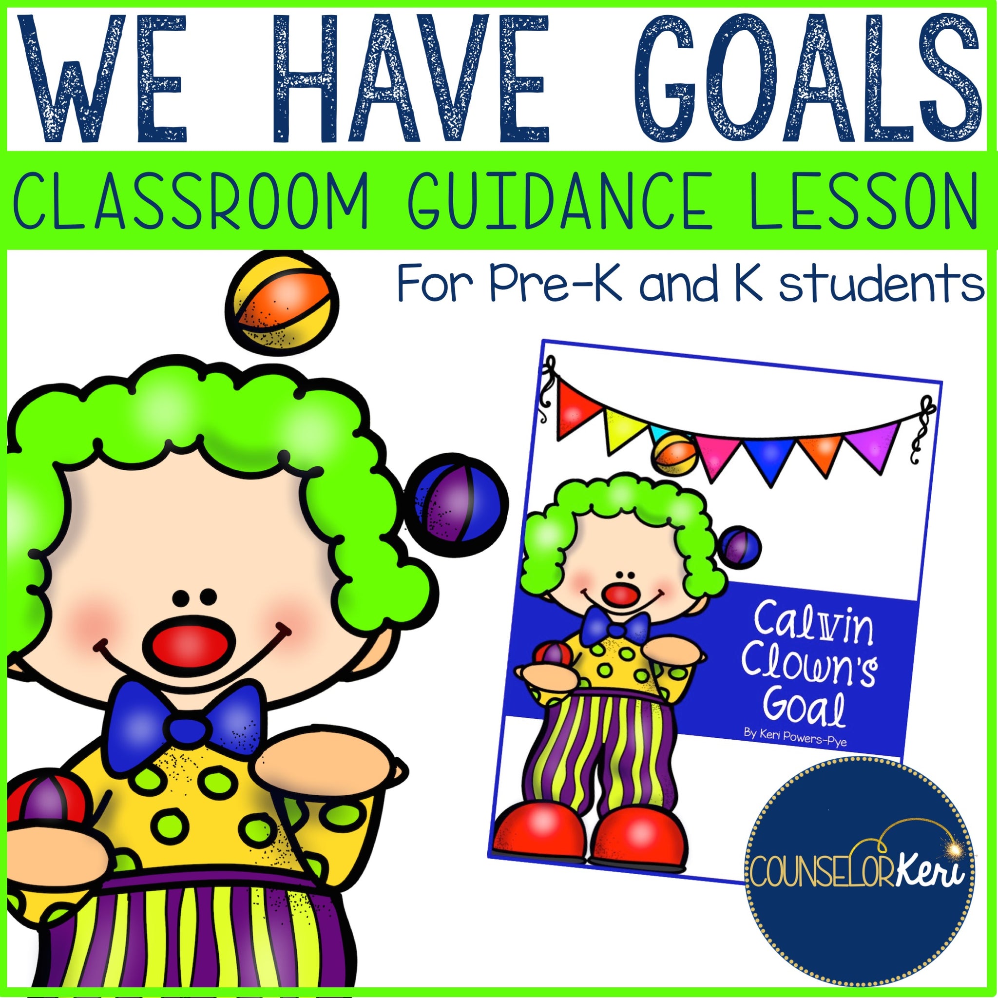 Goals & Growth Mindset Classroom Guidance Lesson for Pre-K and Kinderg ...