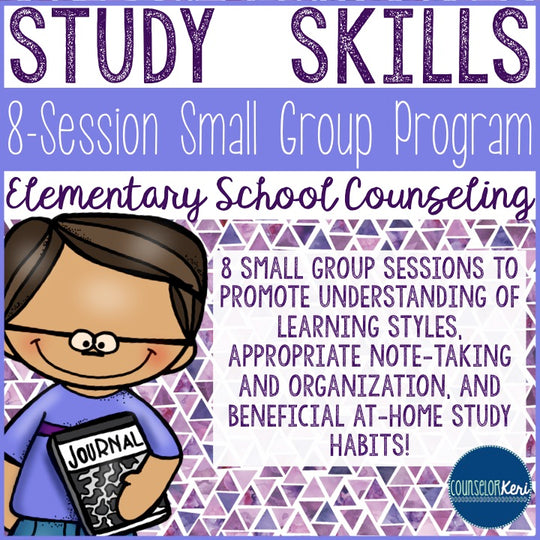 Study Skills Small Group Counseling Program with Study Skills Activiti ...