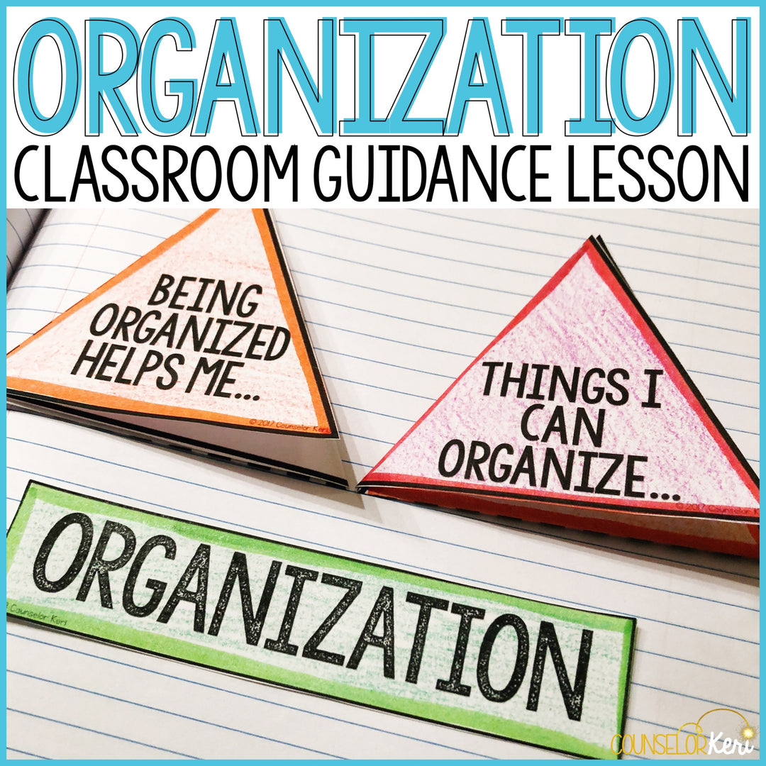 Organization Classroom Guidance Lesson for School Counseling ...