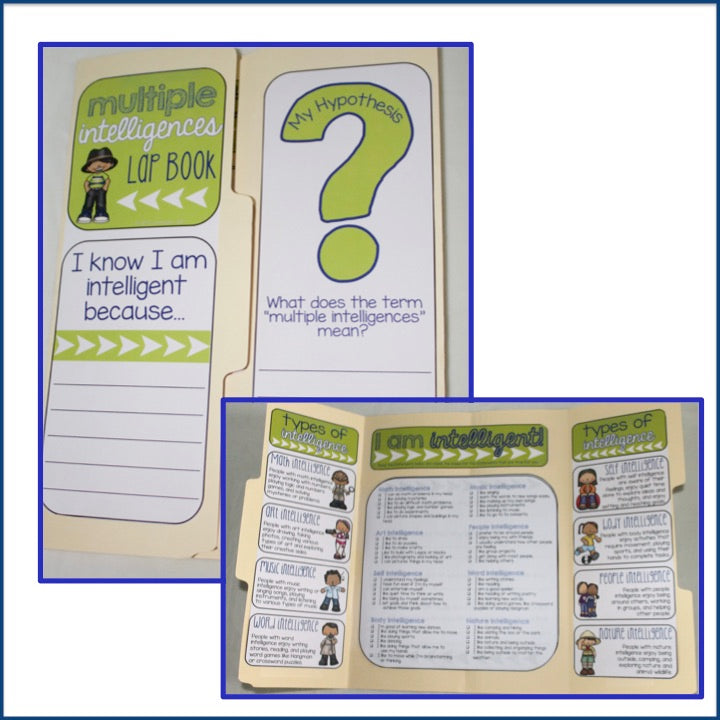 Multiple Intelligences Lap Book for Elementary School Counseling ...