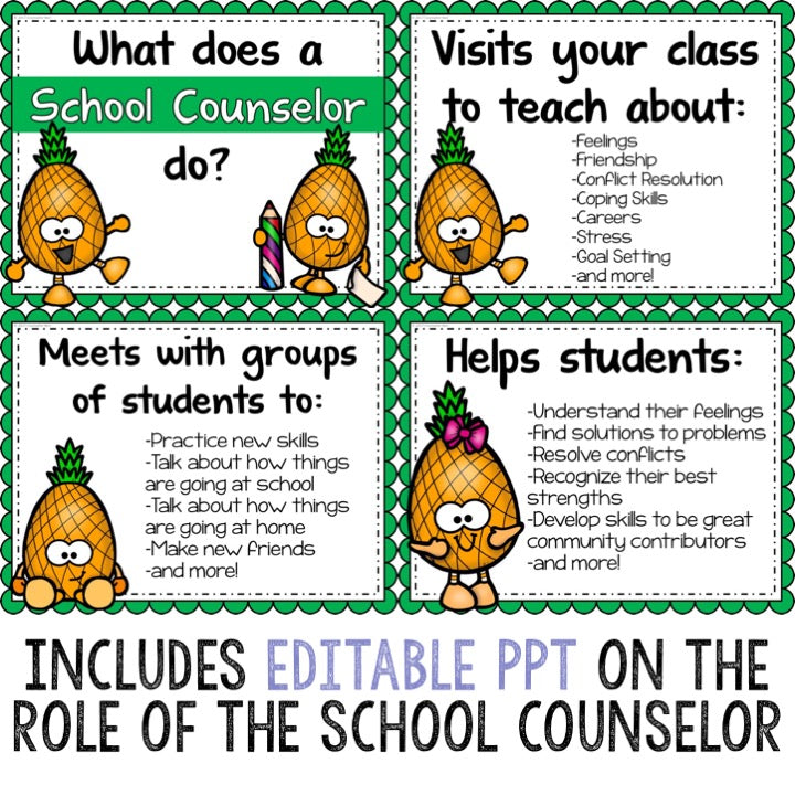 Meet the Counselor Classroom Guidance Lesson Early Elementary School C ...