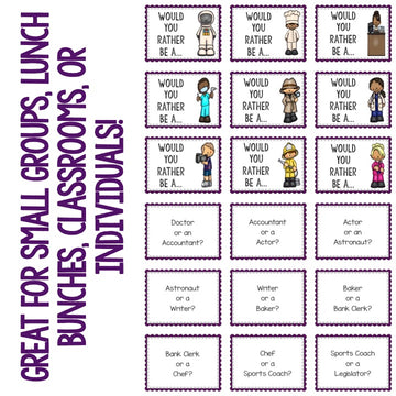 Community Helper Would You Rather? Game for Career Education - School ...
