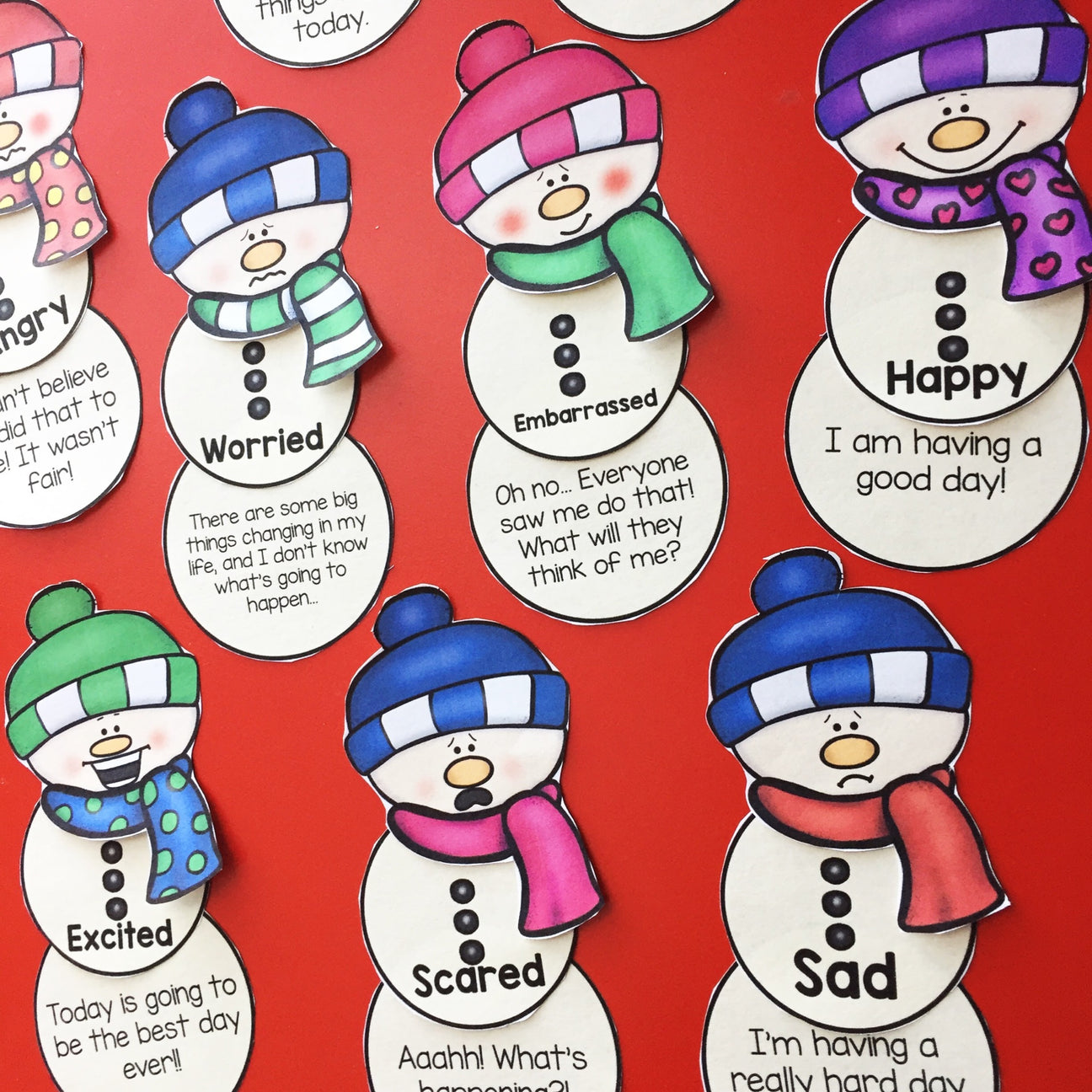 Feelings and Emotions Activity for Winter or Christmas – Counselor Keri