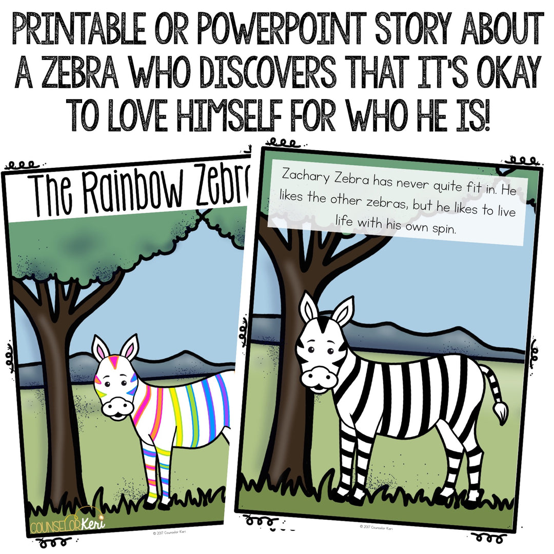 Self Esteem Classroom Guidance Lesson/Small Group Activity for Counsel ...