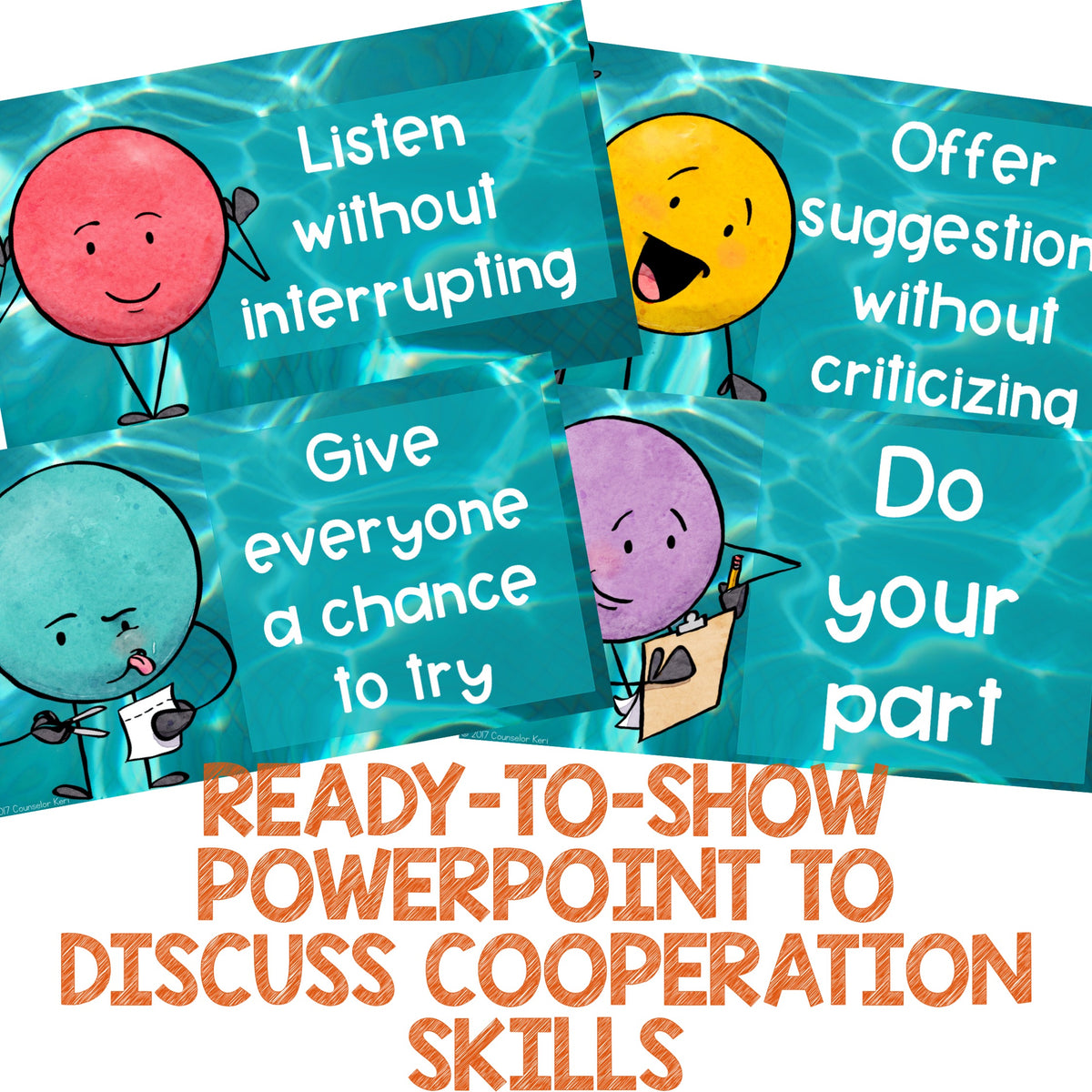 Cooperation and Teamwork School Counseling Classroom Guidance Lesson ...