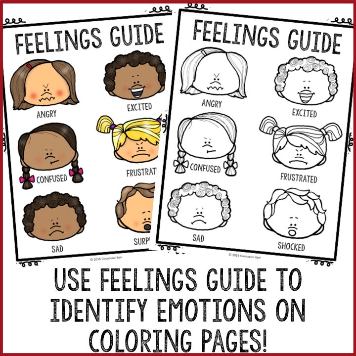 Thanksgiving Color-By-Feeling Printables - Elementary School Counselin ...