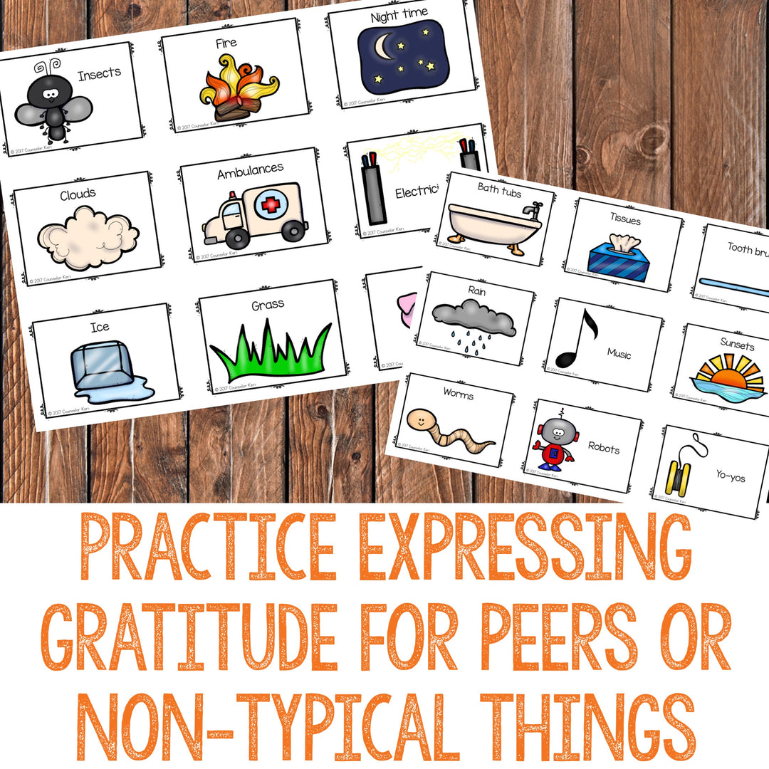 Gratitude Classroom Guidance Lesson Elementary School Gratefulness Act ...