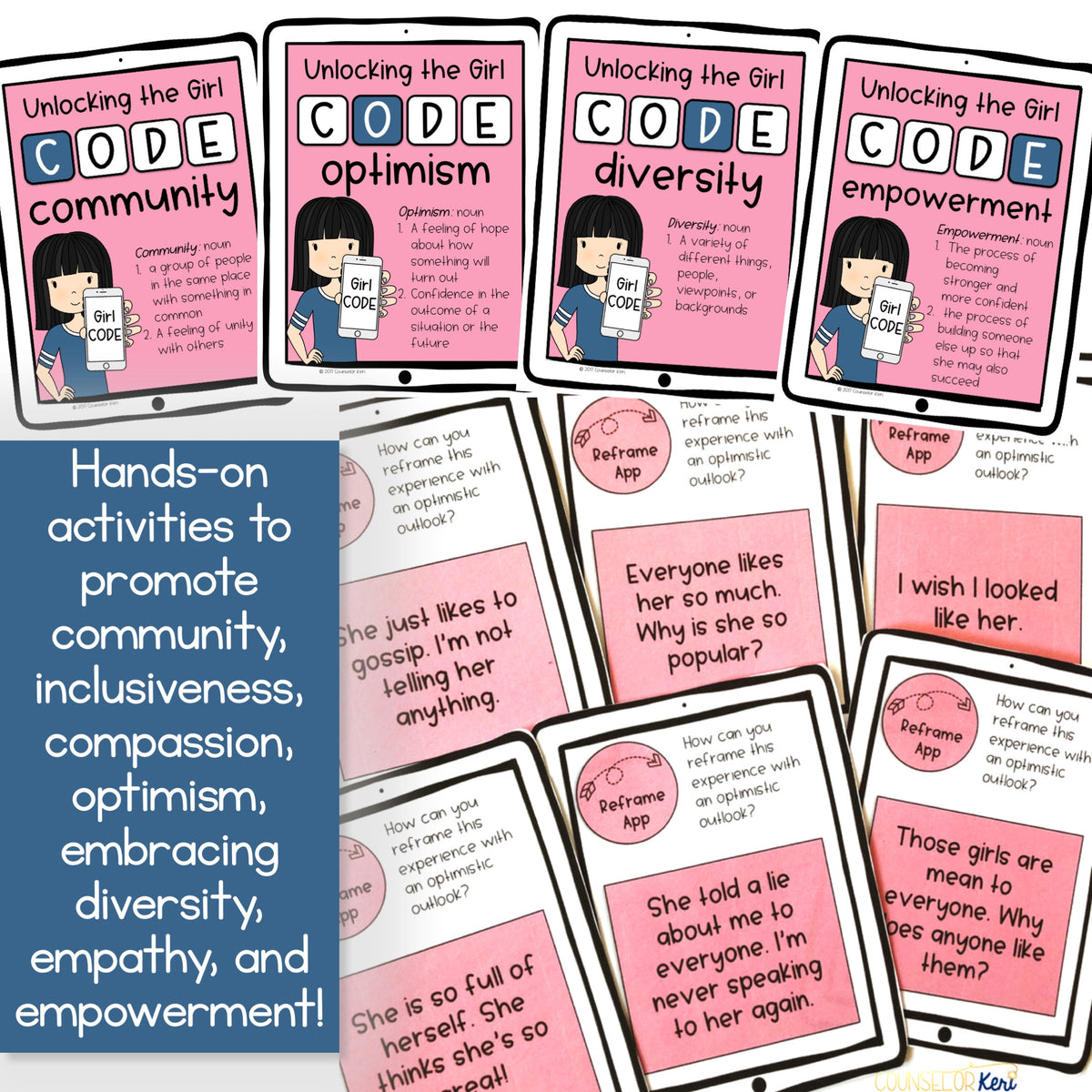 Girl CODE Group Counseling Program for Positive Girl Relationships ...