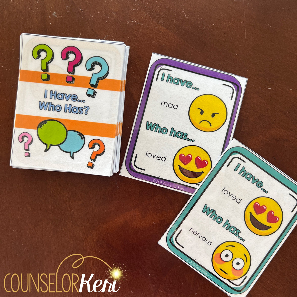 I Have, Who Has Game: Calming Strategies Game for Teaching Coping Skil ...