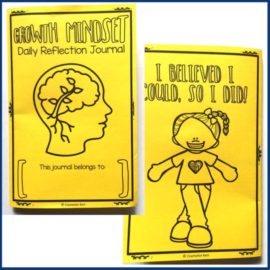 Growth Mindset Daily Journal - Elementary School Counseling – Counselor ...