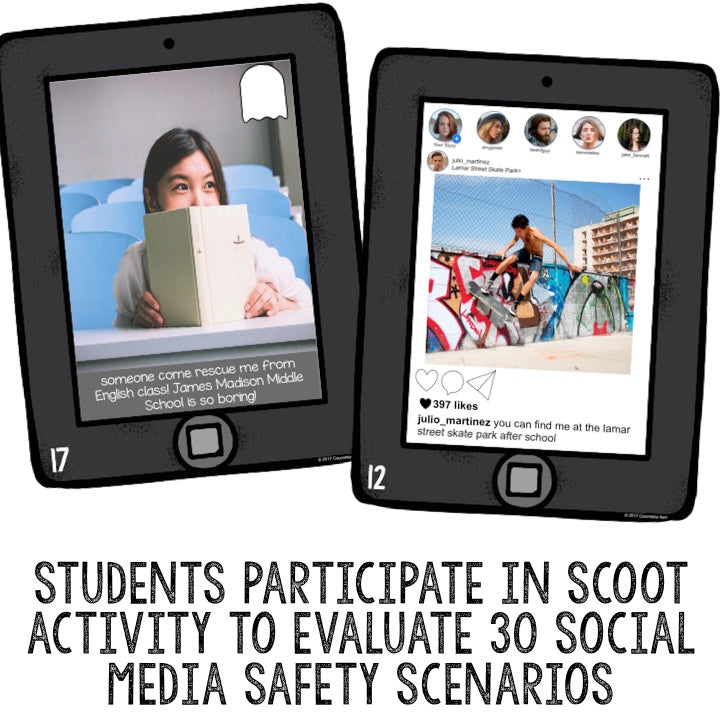 Social Media Safety Classroom Guidance Lesson for School Counseling ...