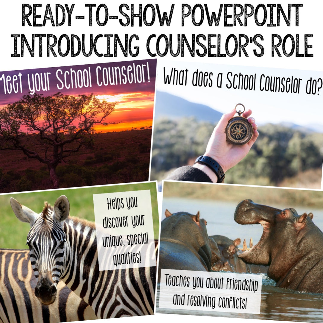 Meet the School Counselor Classroom Guidance Lesson for Early Elementa ...