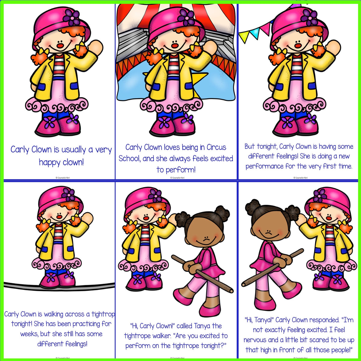 Feelings and Emotions Classroom Guidance Lesson Pre-K and Kindergarten ...