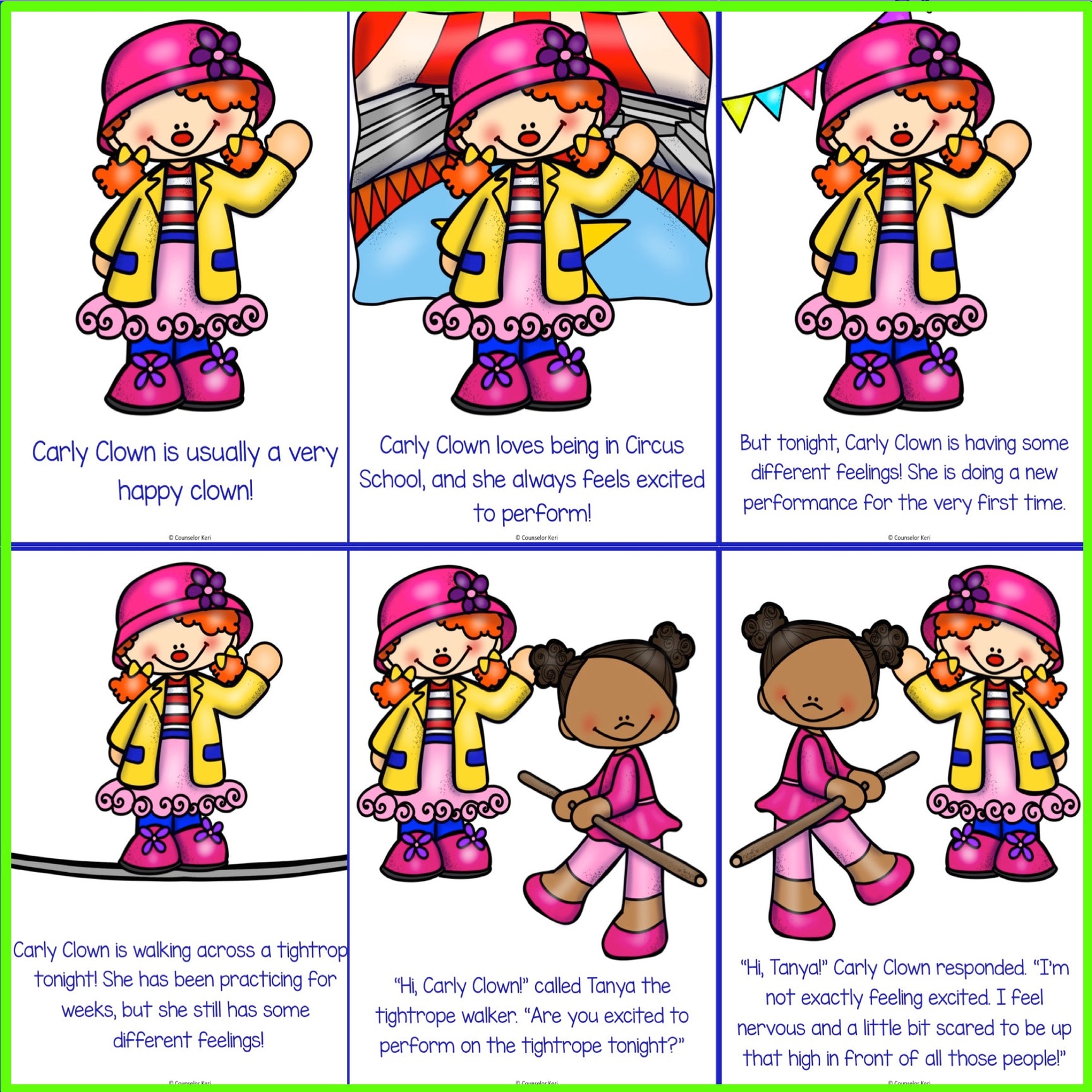 Feelings and Emotions Classroom Guidance Lesson Pre-K and Kindergarten ...