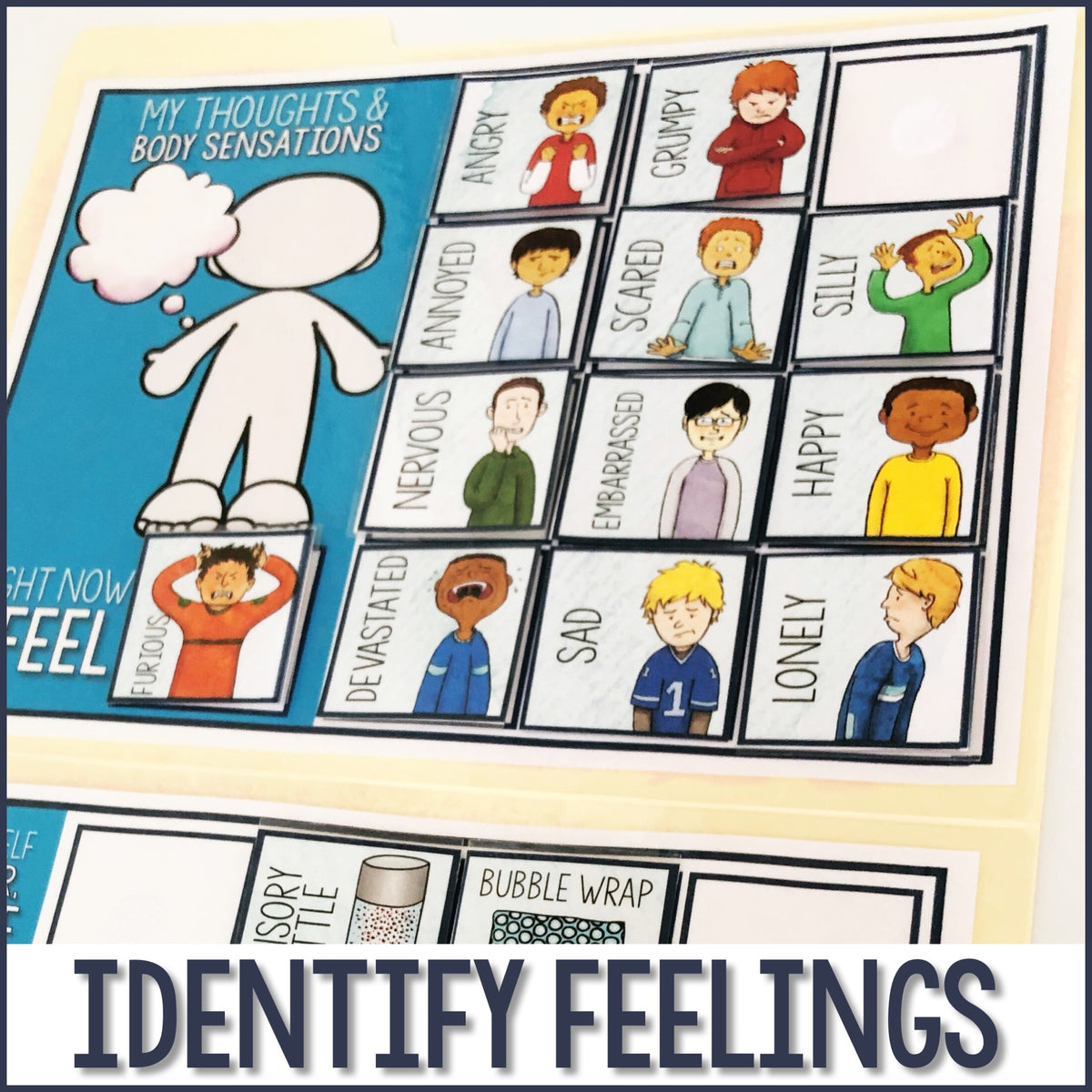 Calm Corner Feelings Check-in And Calming Strategies Choice Board for ...