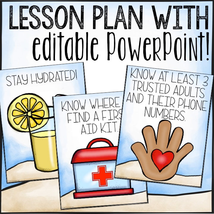 Summer Safety Classroom Guidance Lesson for Elementary School Counseli ...