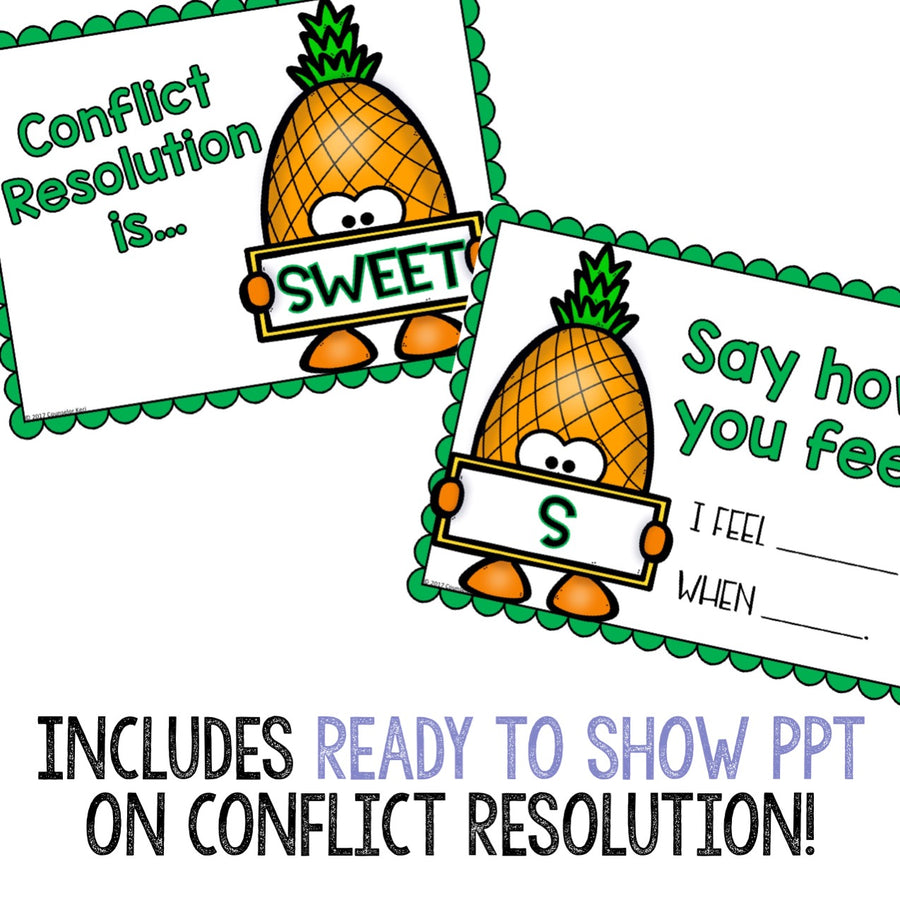 Conflict Resolution Classroom Guidance Lesson for School Counseling Pi ...