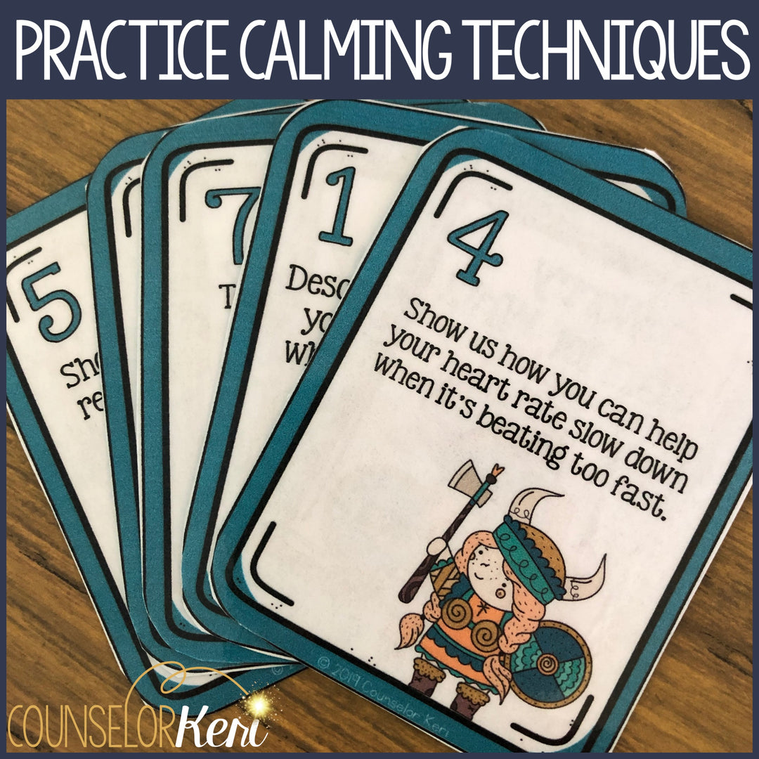 Worry Warriors Counseling Game: Worry Activities Card Game – Counselor Keri