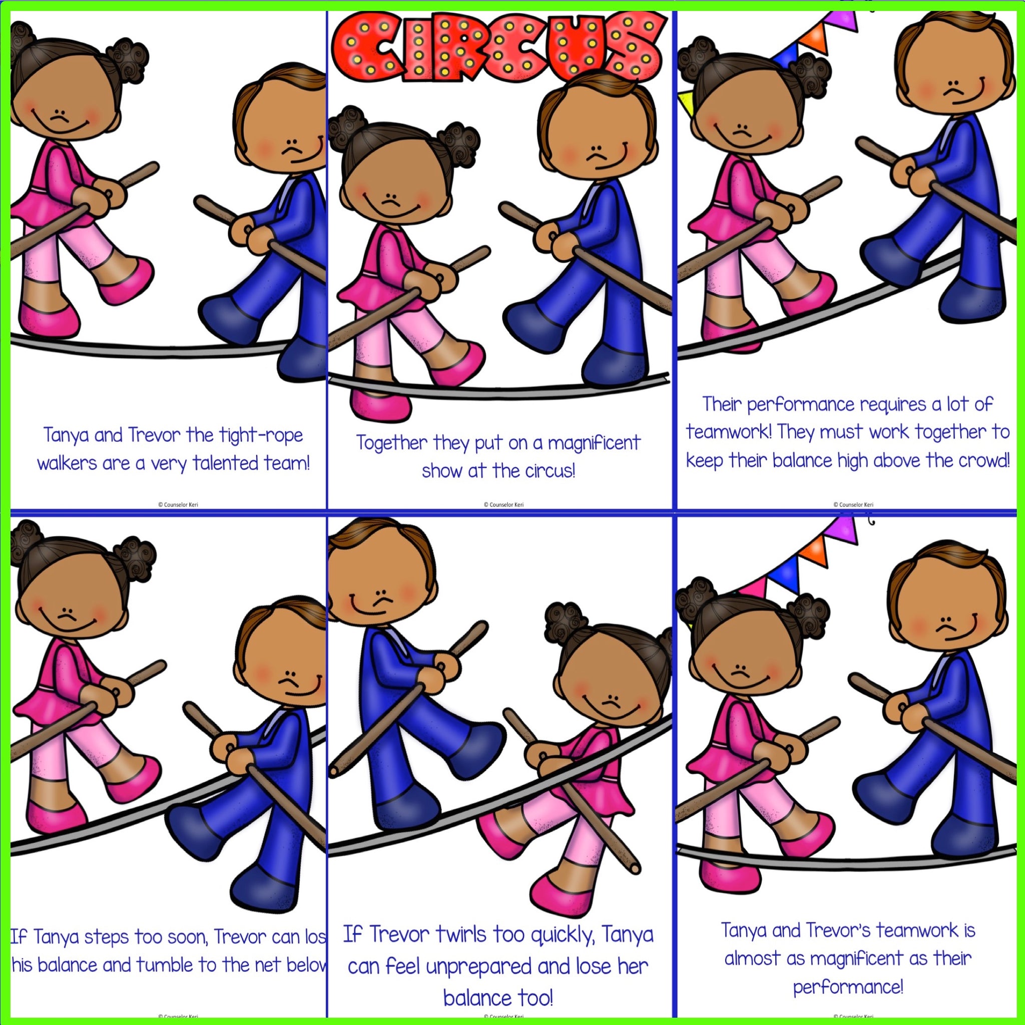 Teamwork & Cooperation Classroom Guidance Lesson for Pre-K and Kinderg ...
