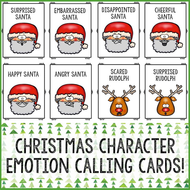 Christmas Feelings Bingo Game - Emotions - Elementary School Counselin ...