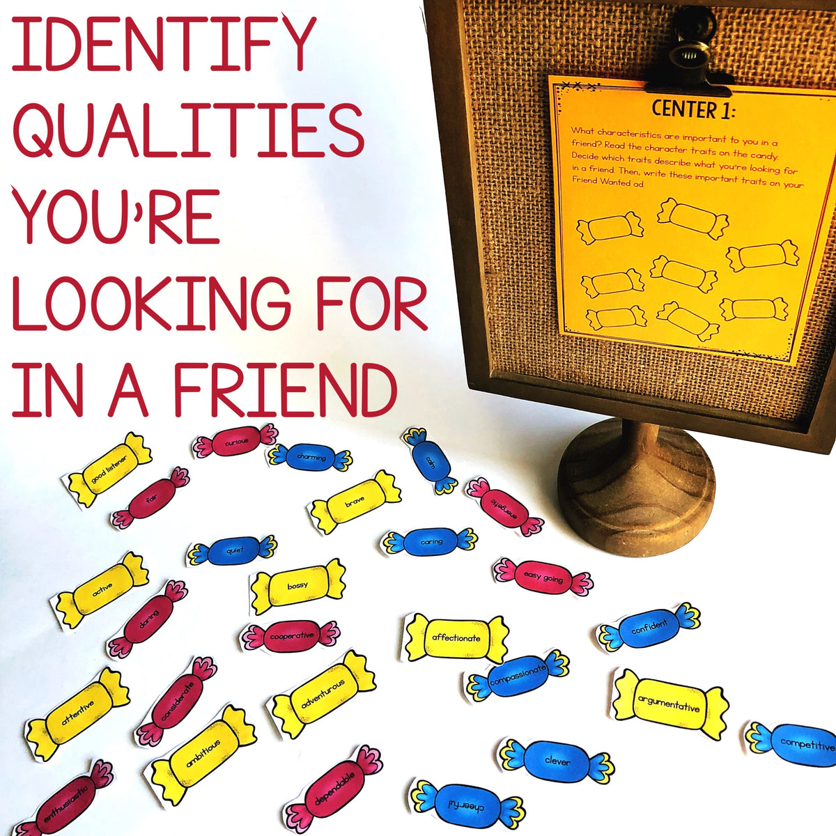 Friendship Centers: Friendship Activities for School Counseling ...