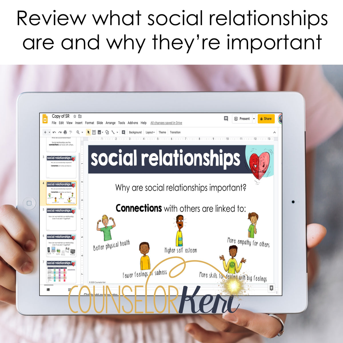 Social Relationships Digital Activity for Google Classroom Distance Le ...
