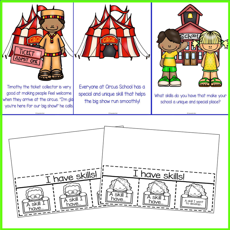 I Have Skills Classroom Guidance Lesson for Pre-K and Kindergarten Cou ...