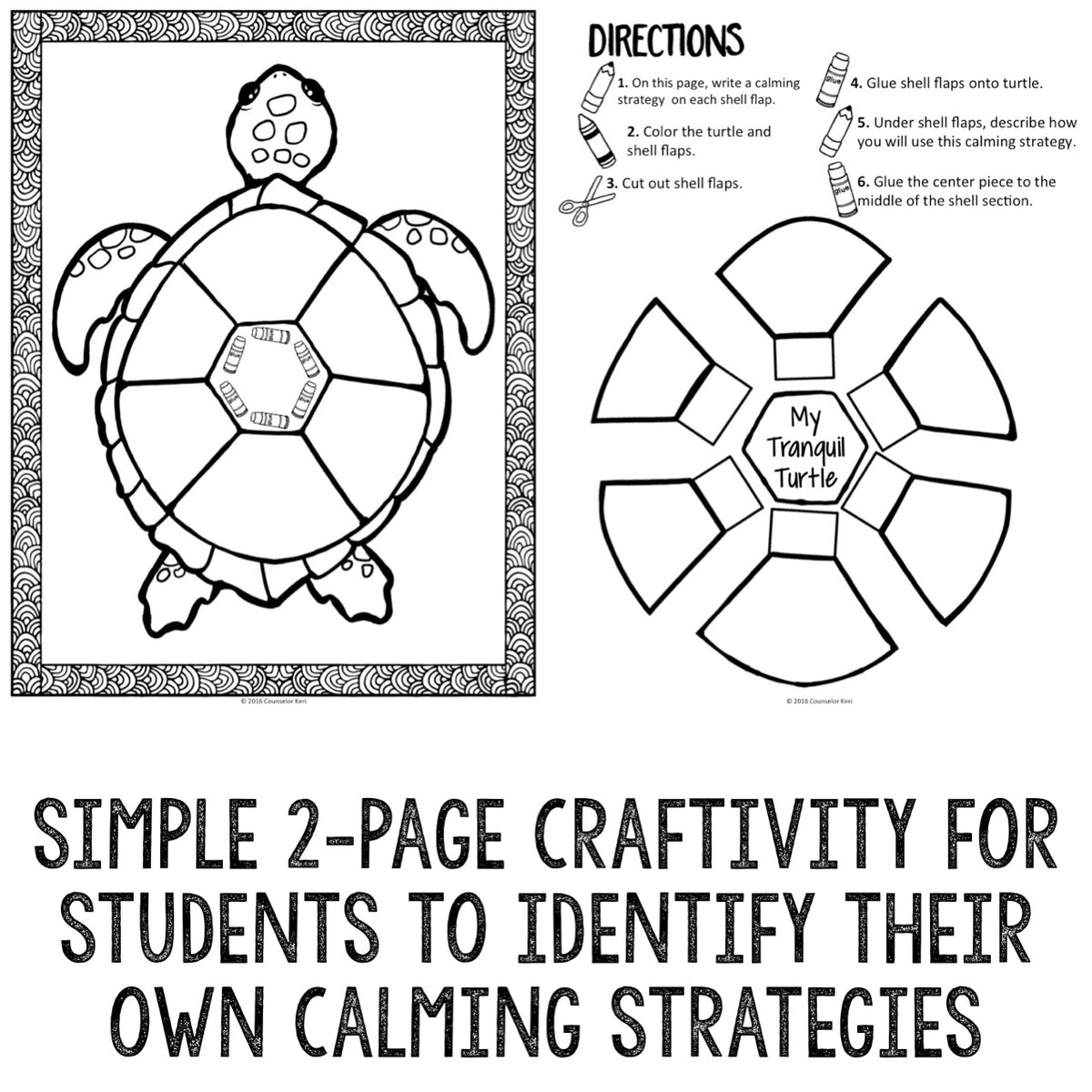 Calming Strategies Classroom Guidance Lesson for Teaching Coping Skill ...