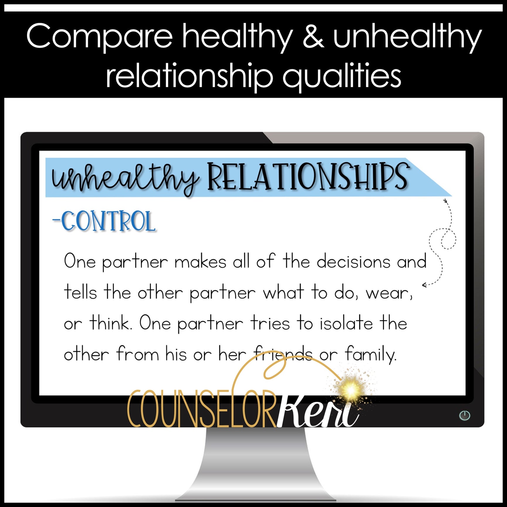 Healthy Relationships Classroom Guidance Lesson for School Counseling ...