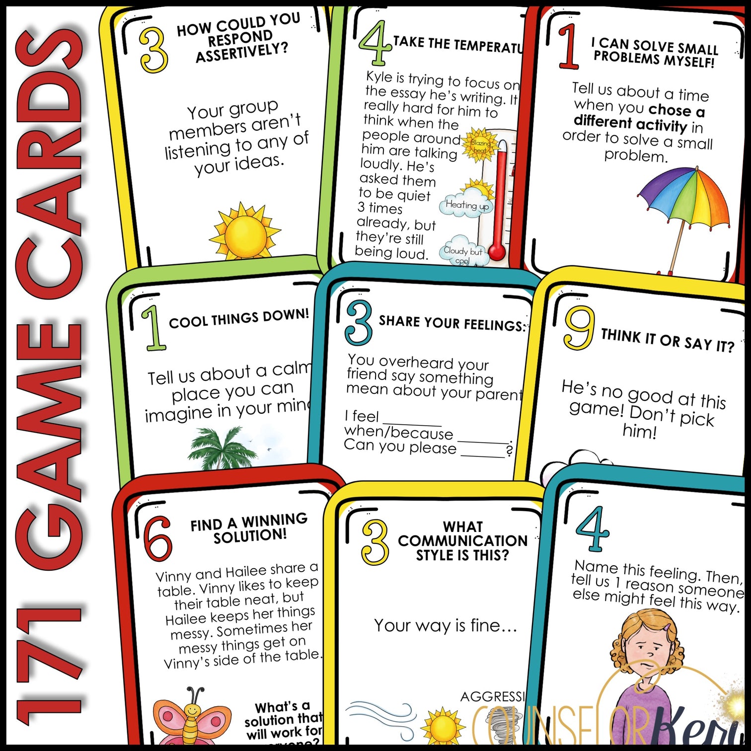 Conflict Resolution Counseling Game: Resolving Conflicts Card Game ...