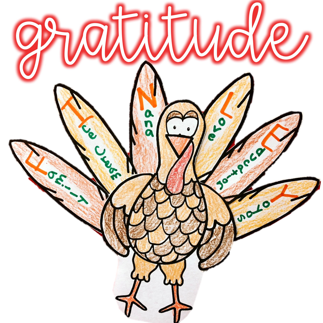 Thanksgiving Mindfulness Exercise and Thanksgiving Gratitude Craft ...