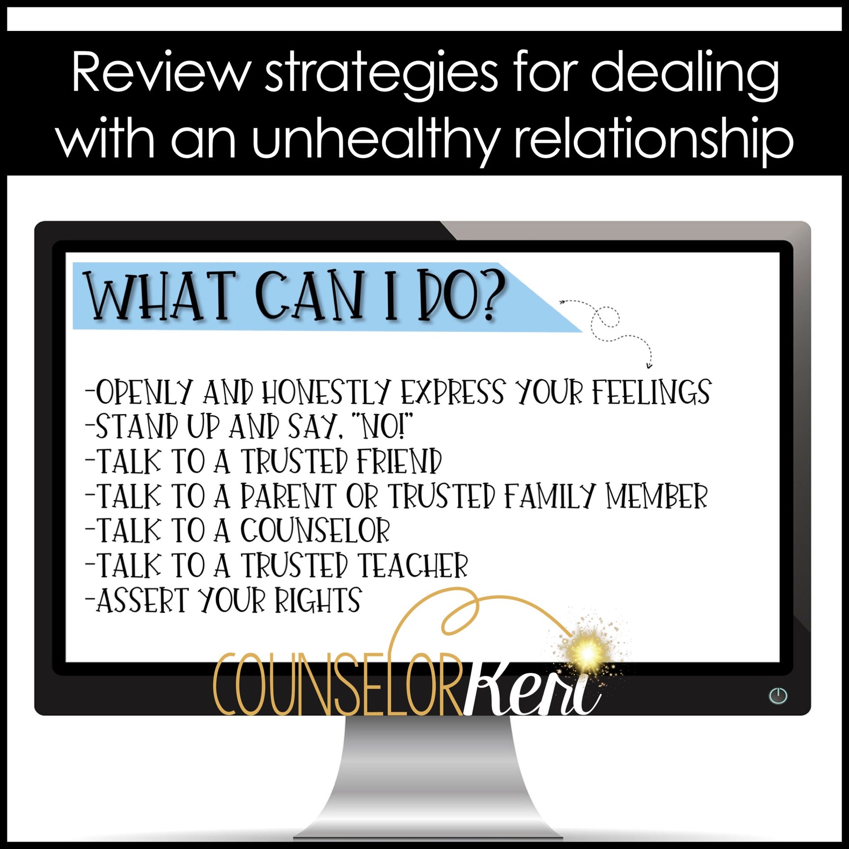 Healthy Relationships Classroom Guidance Lesson for School Counseling ...