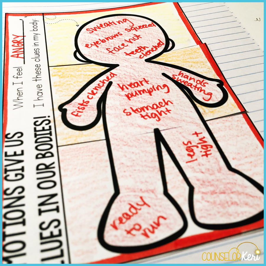 Recognizing Emotions Activity Classroom Guidance Lesson for School Cou ...