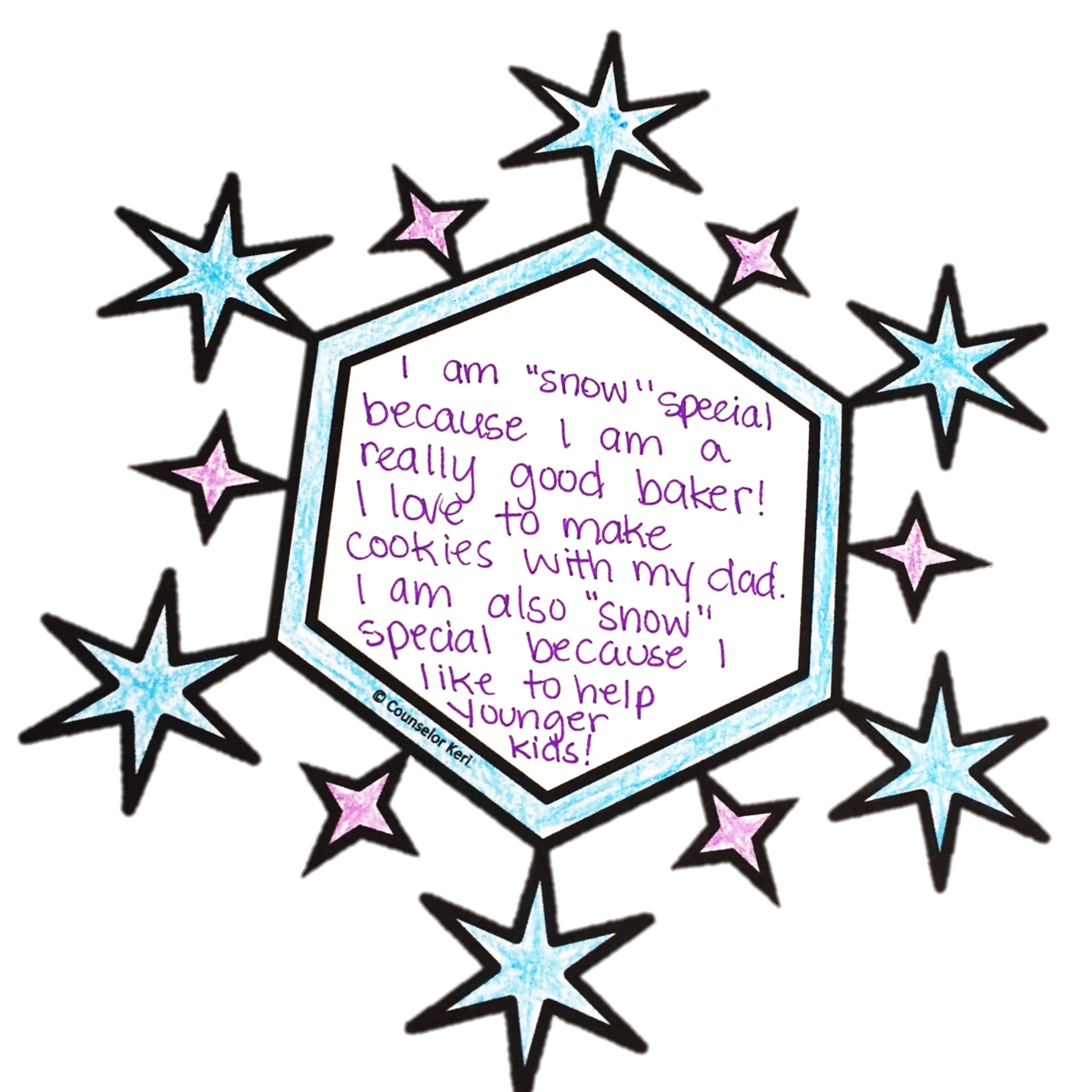 Winter Self Esteem Classroom Guidance Lesson & Self Esteem Activity ...